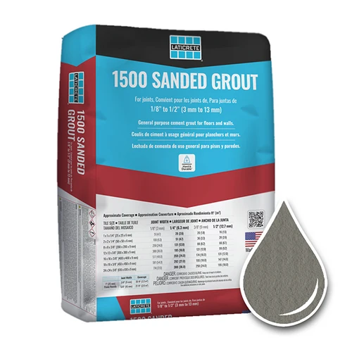 Laticrete 1500 Sanded Grout in Sterling Silver #78 (25lbs) | Global ...