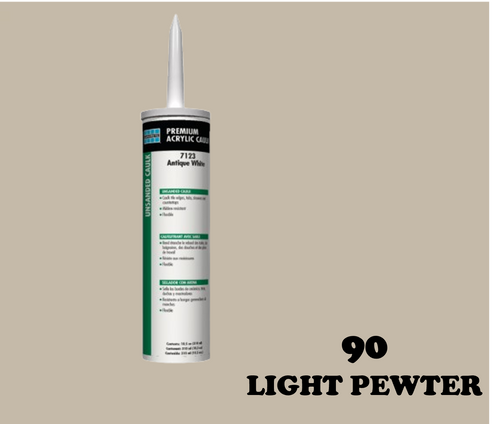 LATICRETE Premium Acrylic Caulk - Unsanded #90 LIGHT PEWTER | Global ...