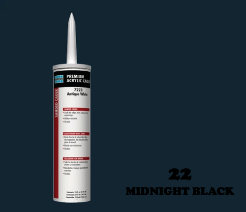 LATICRETE Premium Acrylic Caulk - Sanded #22 MIDNIGHT BLACK | Global ...