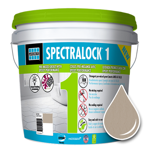 Laticrete Spectralock 1 - Pre-Mixed Grout in Walnut #94 (1Gal) | Global ...