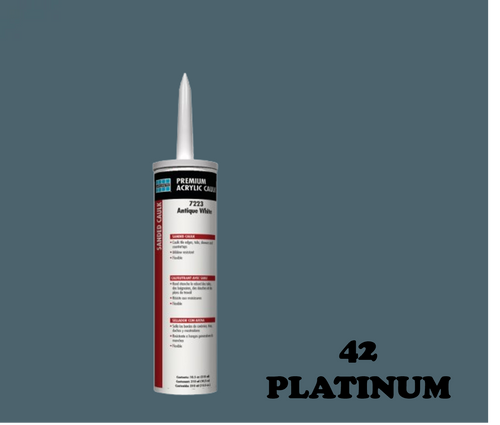 LATICRETE Premium Acrylic Caulk - Sanded #42 PLATINUM | Global Stone of NY