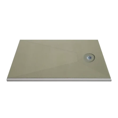 Laticrete HYDRO BAN Shower Pan 38"x66" - Pre-Sloped w/ Offset Round ...