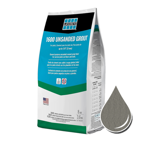 Laticrete - 1600 Unsanded Grout in Sterling Silver #78 (8lbs) | Global ...