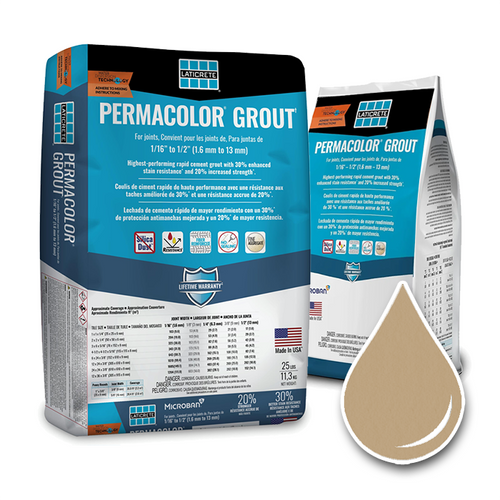 LATICRETE Permacolor Grout #52 TOASTED ALMOND | Global Stone of NY
