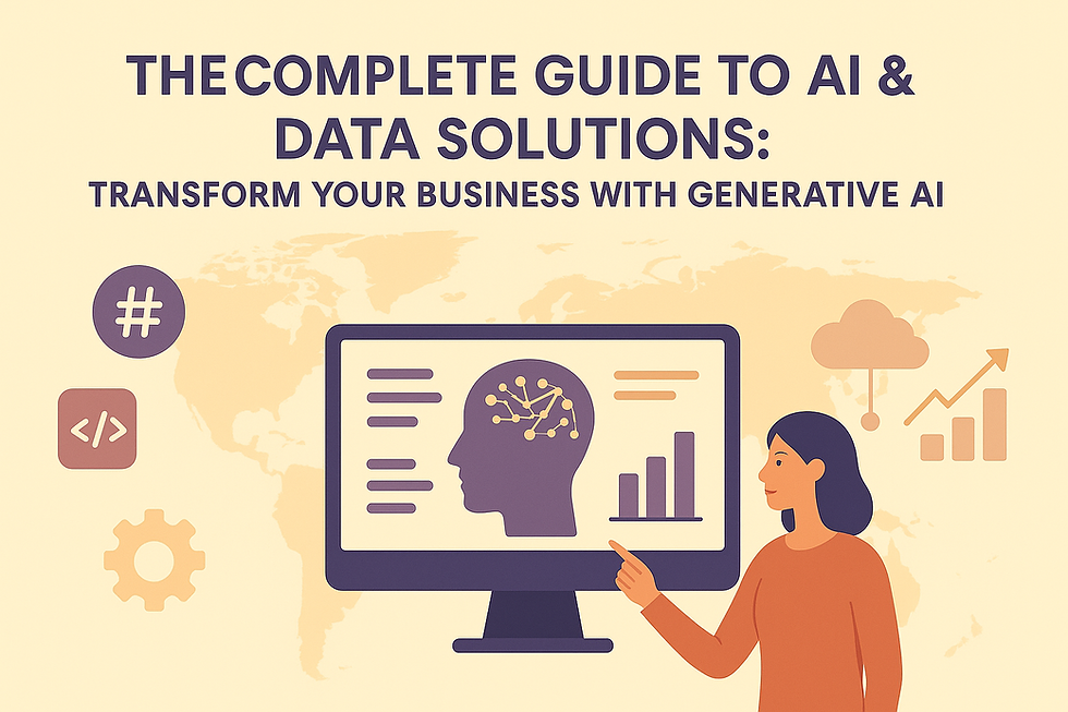 AI & Data Solutions: Generative AI Solutions, Cloud Transformation & Intelligent Automation