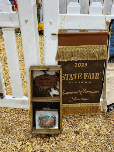 Custom Faux Leather Livestock Banners | CVC Mobile App