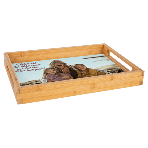 Natural Pine Graphic Tray | CVC Mobile App