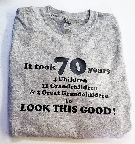 Custom Age T-shirt | Creative Virtue Crafts