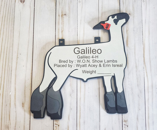 Multi-Layer Lamb Stall / Pen Sign | CVC Mobile App