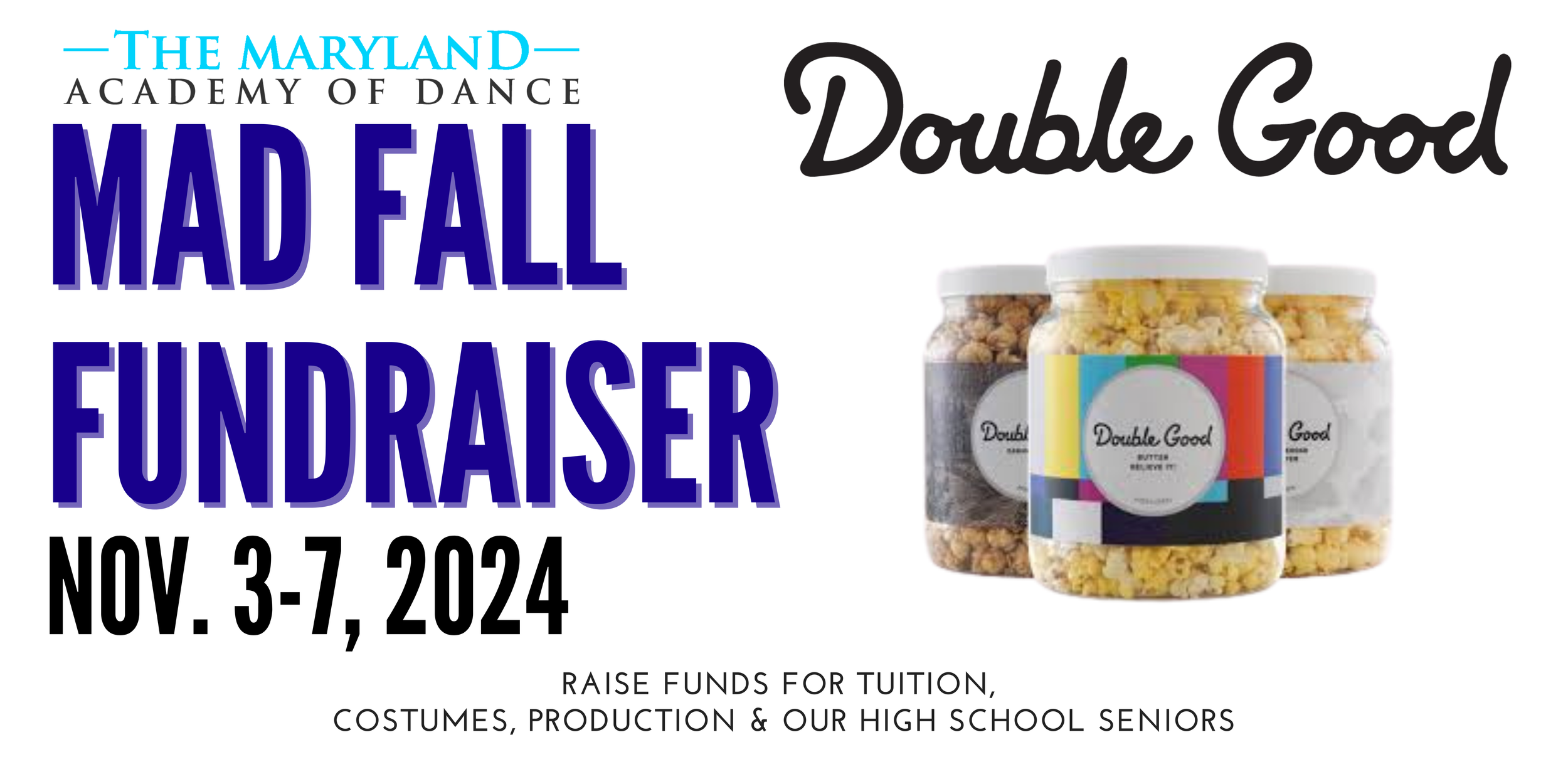 MAD Fall Fundraiser | DoubleGood Popcorn