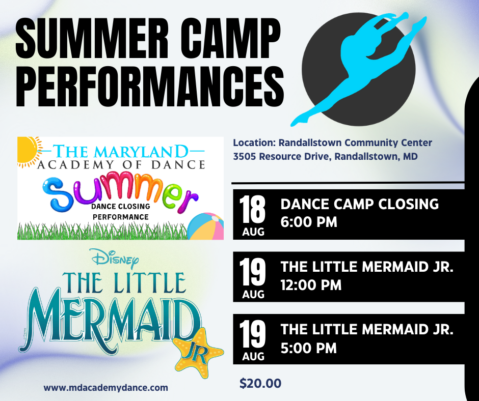 Summer Dance & Musical Theater Peformances