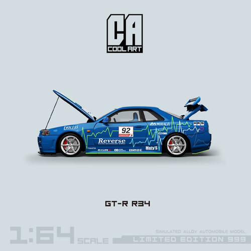 Nissan Skyline GT-R (R34) Nismo Z-Tune Blue #99 | Sipokaz Mart