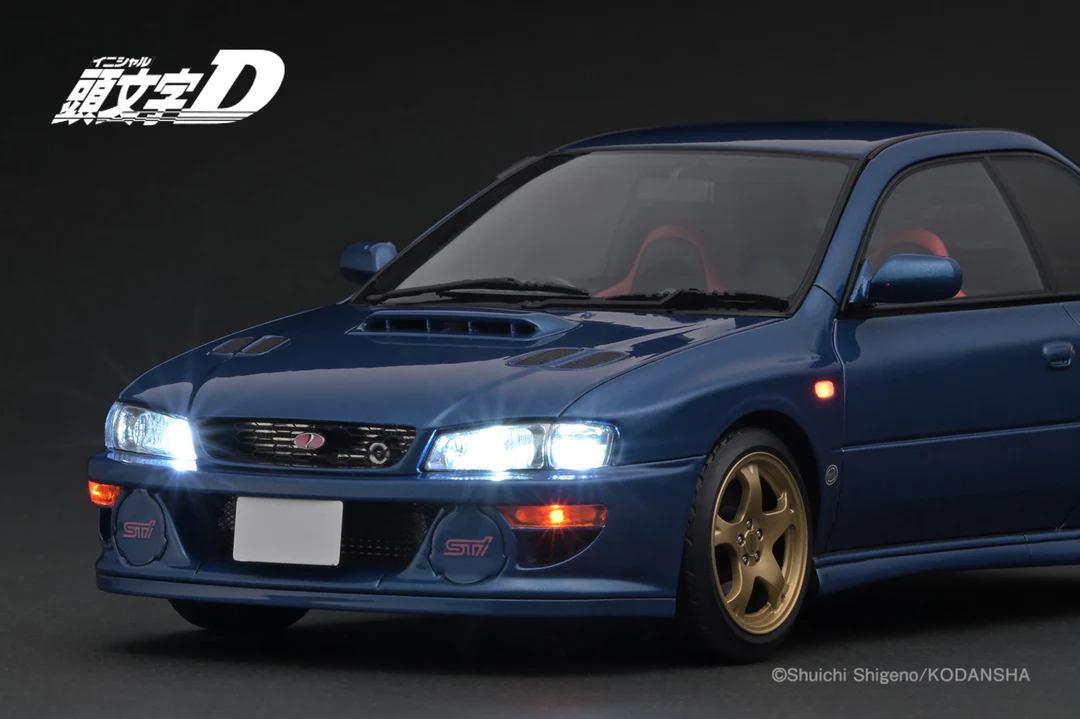 INITIAL D SUBARU Impreza WRX type R Sti Version V (GC8) with LED ...