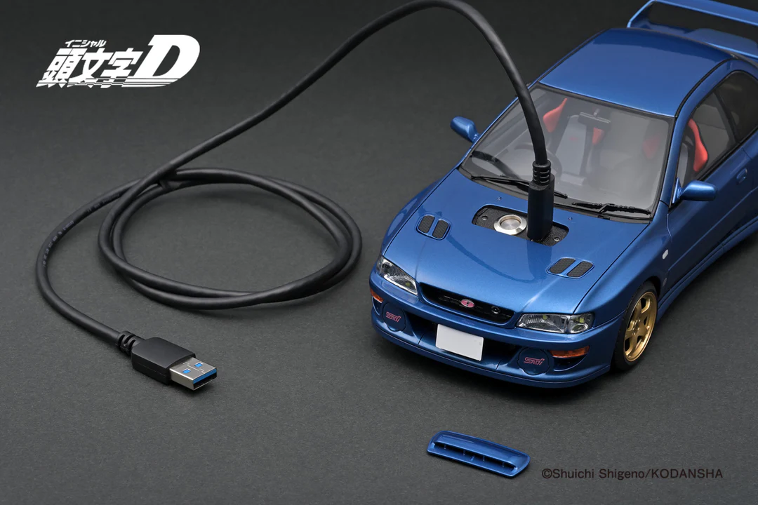 INITIAL D SUBARU Impreza WRX type R Sti Version V (GC8) with LED ...