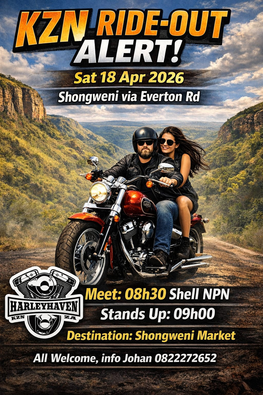 HARLEYHAVENSA KZN - RIDE-OUT ALERT | HarleyhavenSA
