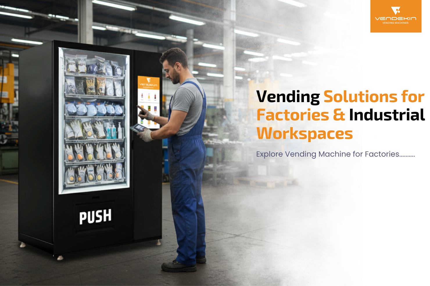 Vending Machine for Factories | Industrial Vending