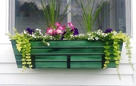 Galvanized Steel Flower Boxes | WindowGardensDirect