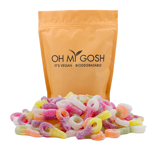 Vegan Sour Fizzy Dummies Sweet Bag | OH MY GOSH ITS VEGAN