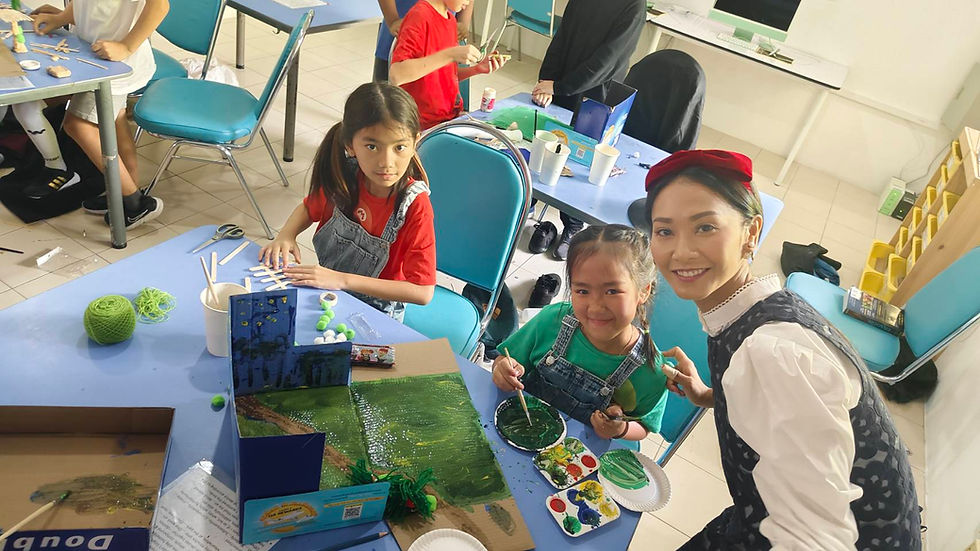 Year 5 students created 3D dioramas from their favourite books