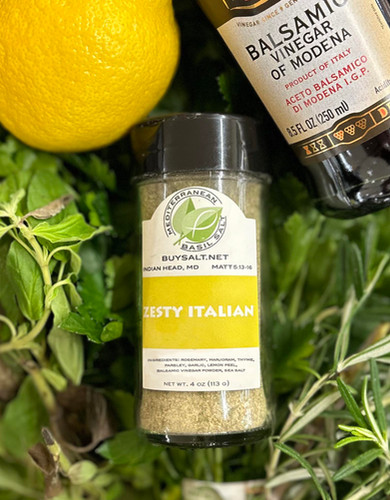 Zesty Italian | Mediterranean Basil Salt, LLC