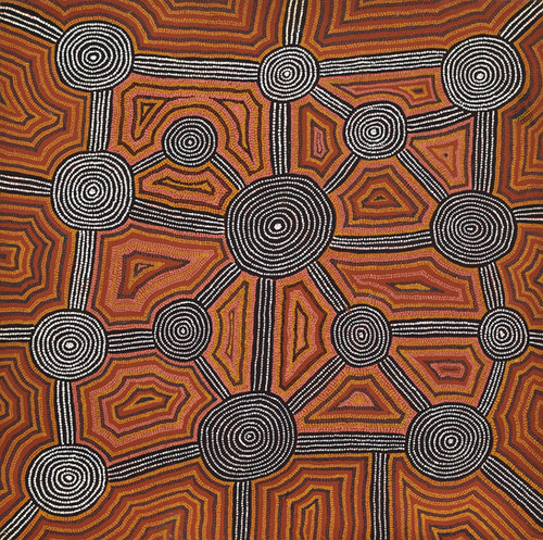 YALA YALA GIBBS TJUNGURRAYI - TINGARI AT KARRKURRUNTJINTJANA | Art Leven