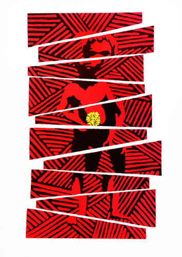 LIN ONUS - DISLOCATION RED | Art Leven