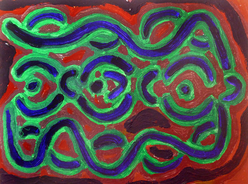 BIDDY LONG NUNGURRAYI - BUSH VINE DREAMING | Art Leven