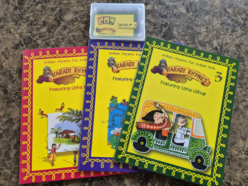 Karadi Tales Indian Rhymes pack (3 books with the rhymes + USB card ...