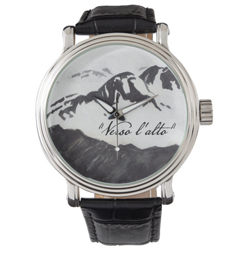 Verso L Alto Saint Pier Giorgio Frassati Men's Catholic Watch | CatholicPrintPress