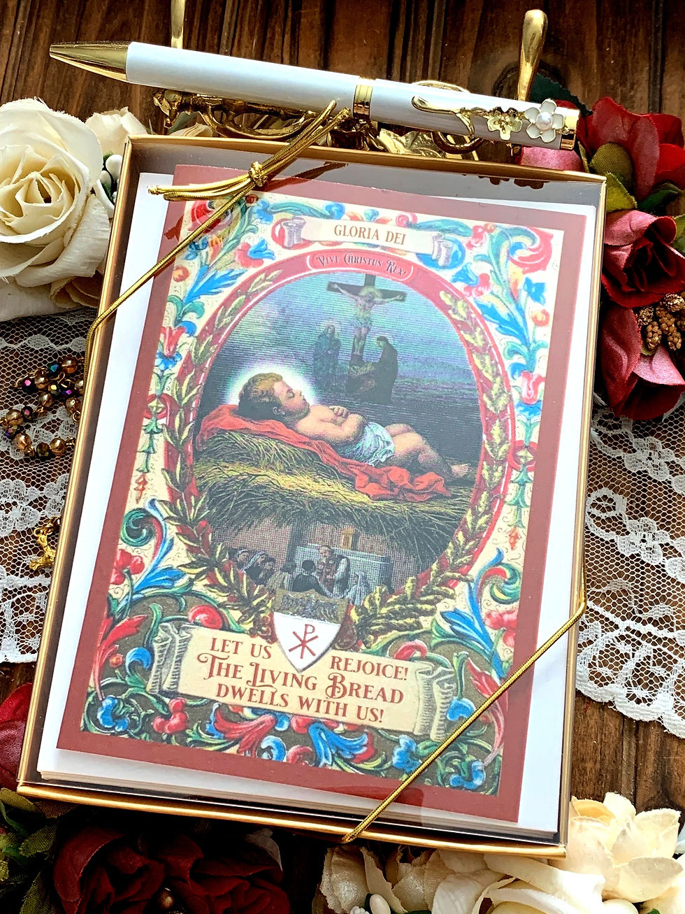 Catholic Printing Press | Lace holy cards