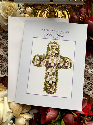 Printable Easter Spiritual Bouquet Catholic Greeting Card ...