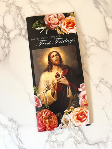Traditional Catholic Sacred Heart First Fridays Devotion Pamphlet ...