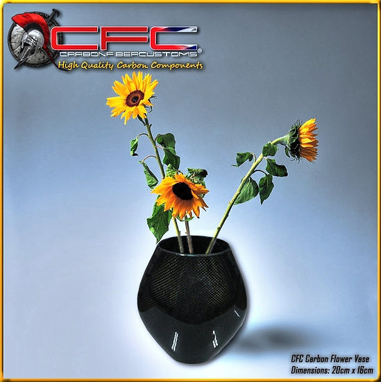 Carbon Fiber Flower Vase | carbonfibercustoms