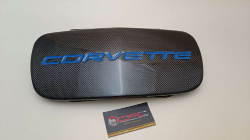 Corvette C5 Carbon Fiber License Plate Panel | carbonfibercustoms