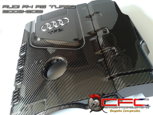 AUDI A4 A5 Mk3 Carbon Fiber Engine Cover | carbonfibercustoms
