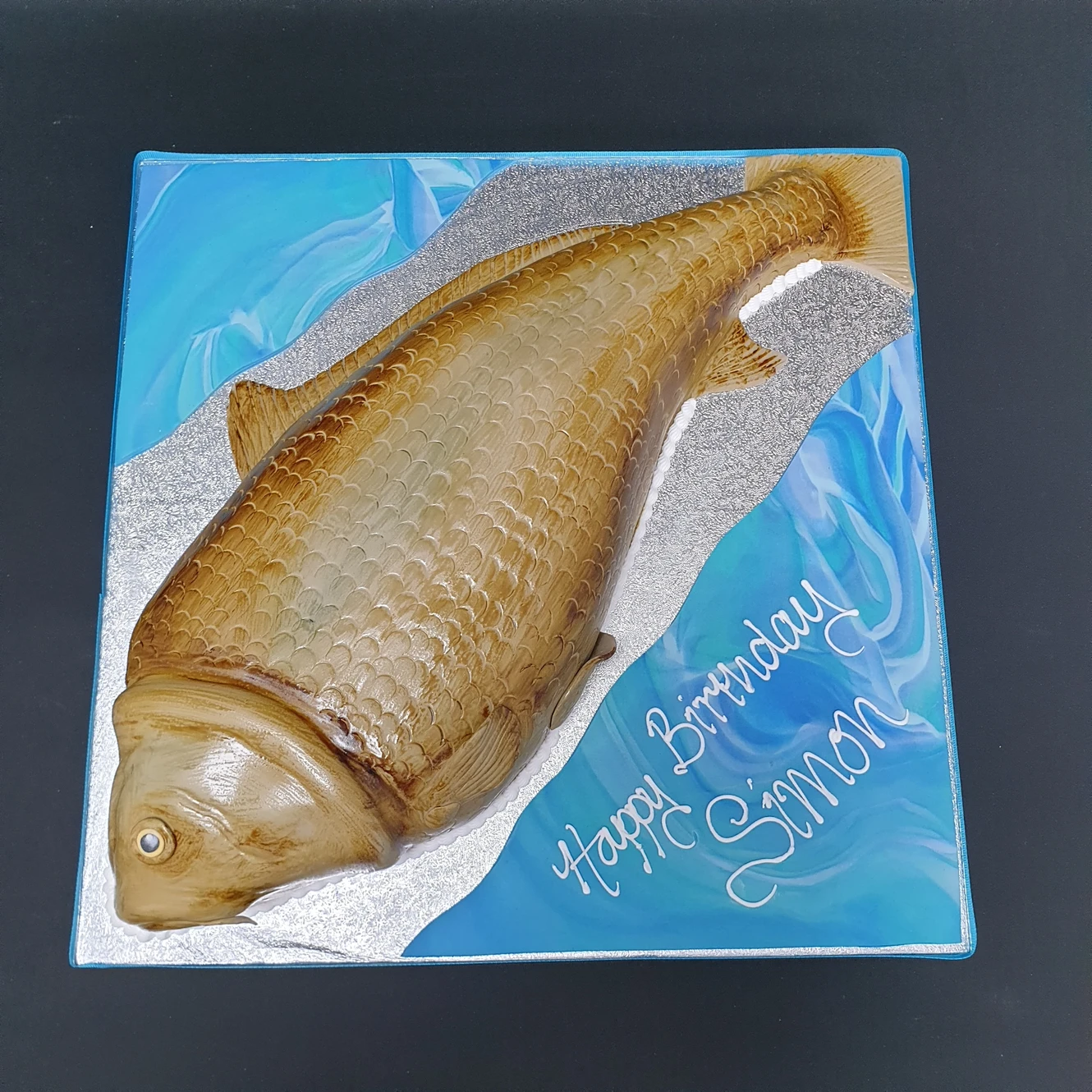 Custom Carp Fish Cake Bespoke Birthday Celebration Cake UK | Solihull ...