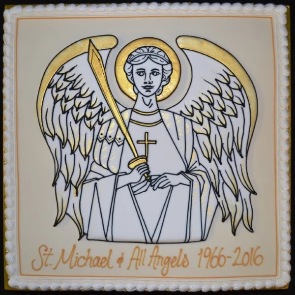 Custom St Michael & All Angels Celebration Cake Bespoke Birthday Design ...