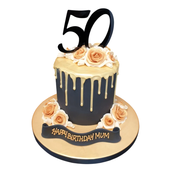 Custom Drip Cake Birthday Celebration Bespoke Cake for Special ...