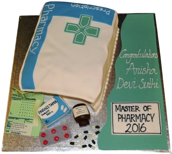 Custom Pharmacy Bag Cake Bespoke Birthday Celebration Cake UK ...