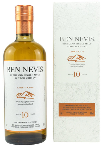 Ben Nevis 10 years Oak Barrels Single Malt New Label 2021 | Whisky ...