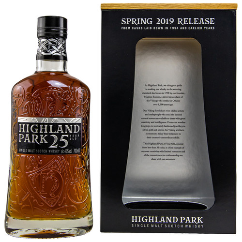 Highland Park 25 Spring Release 2019 Sherry Seasoned European Casks ...