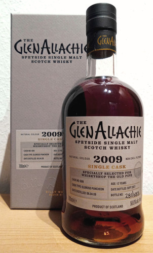 GlenAllachie 2009 Oloroso Puncheon 12 Years Cask 699 Bottled for ...