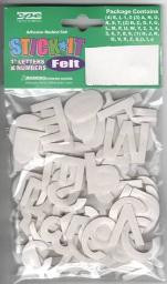 Peel & Stick 1" Felt Letter Kit | thistlesnthings
