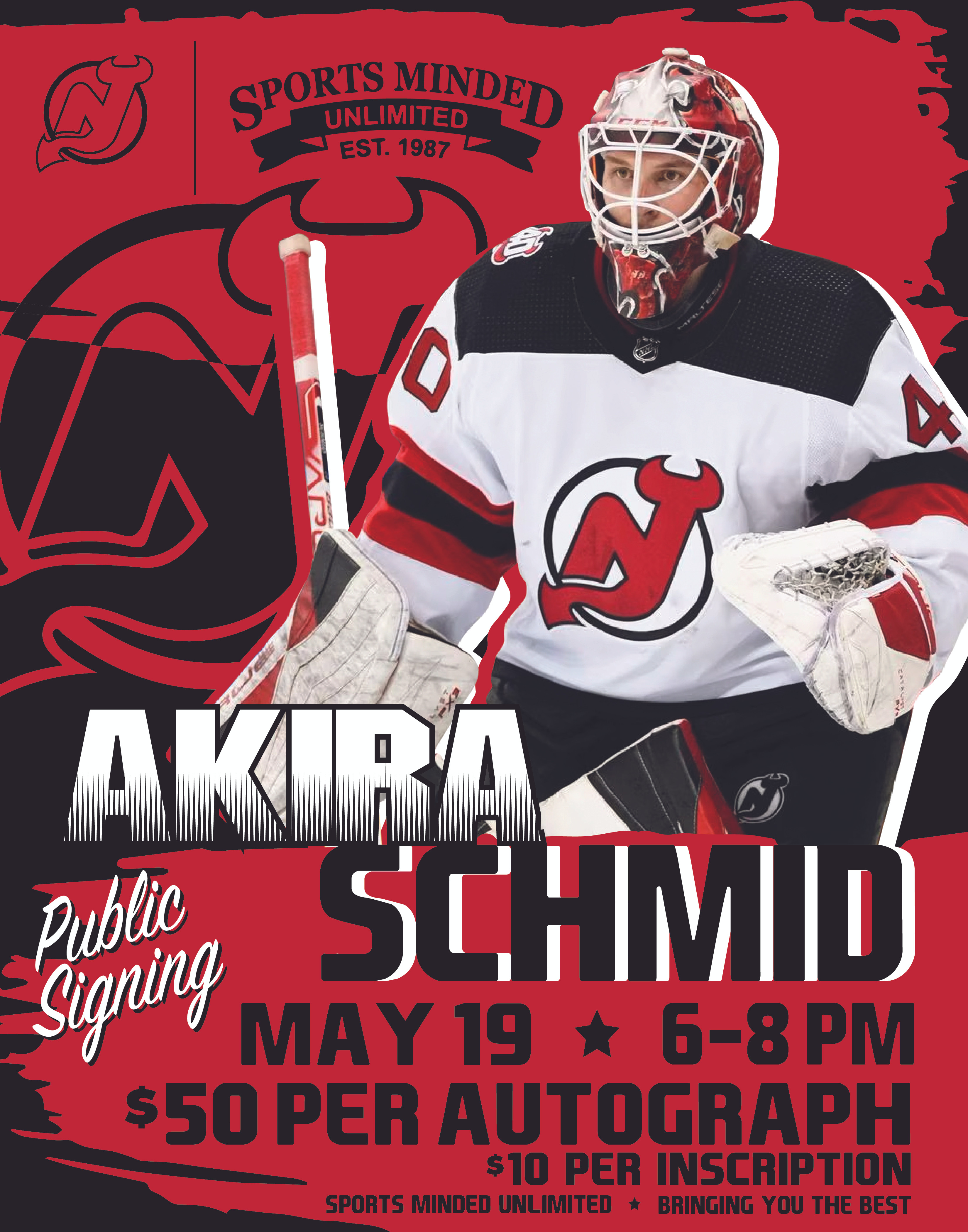 Akira Schmid Public Signing | Sports Minded
