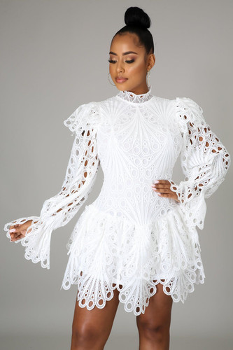 White Diva Vibes Dress | Fancy Ladyz