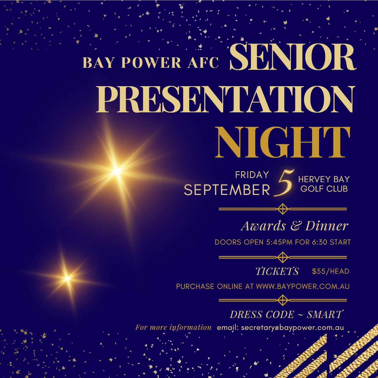 Presentation Night 2025 | Bay Power AFC
