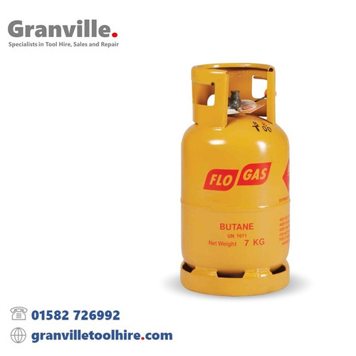 Flogas Butane Gas Cylinder 7kg 21mm | Granville Tool Hire