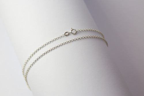 Silver Fine Belcher Chain 55cm | Unity New