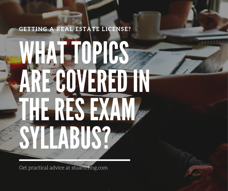 What topics are covered in the RES Course & Exam Syllabus (2025)?