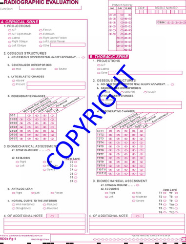 (RD0b) Radiographic Evaluation I - Quantity 50 | Document Plus